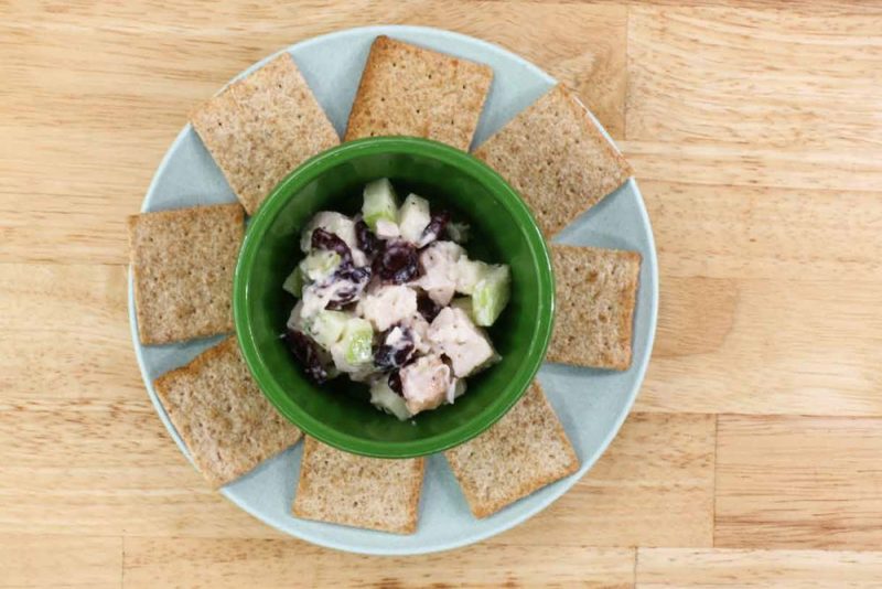 Fruited Chicken Salad With Crackers USDA Recipe for Family Child Care ...