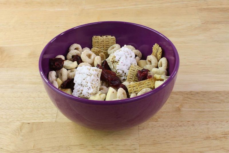 Dried Fruit and Cereal Snack Mix USDA Recipe for Family Child Care ...