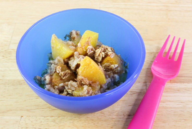 Peachy Oatmeal Bake – USDA Recipe for Child Care Centers – Child ...
