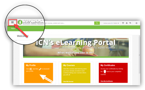 ICN eLearning Portal How To User Guide - Institute of Child Nutrition